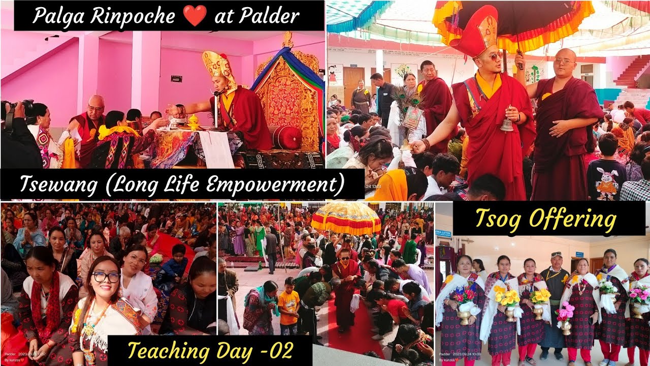 Day-02💐Tsewang (Long Life Empowerment) & Tsog Offering with Cod ...