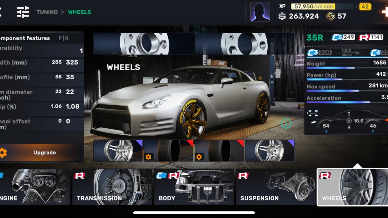 carx street speed star energy 35R (R35) vs Boss C3 - YouTube