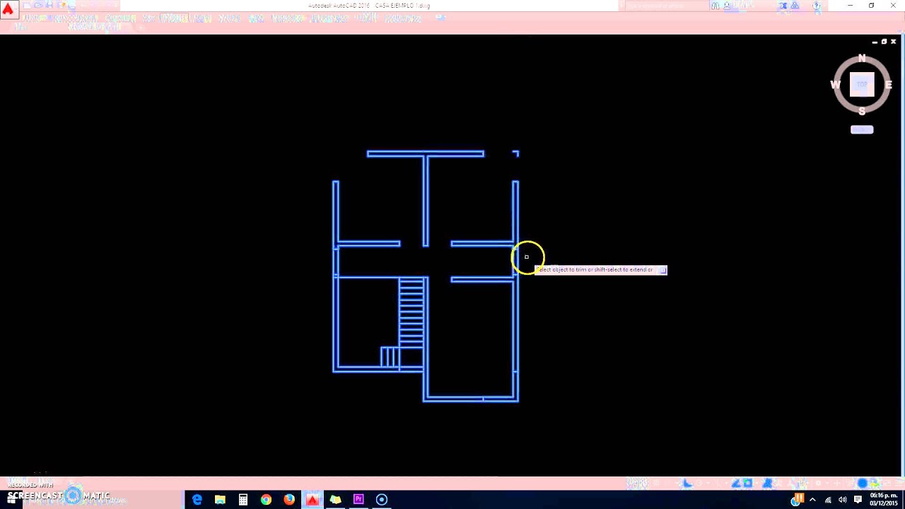 AutoCad 2016 | PLANTA ARQUITECTÓNICA PARTE 2 | AutoCad BASICO - YouTube