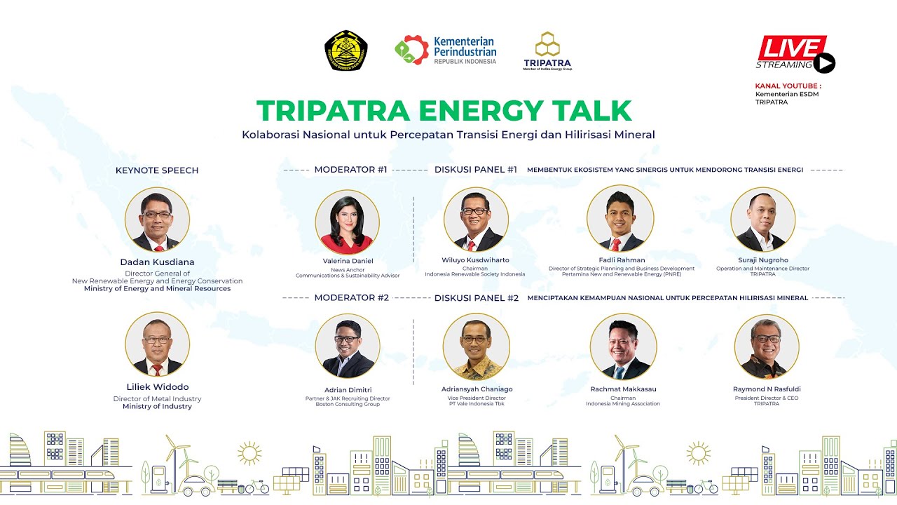 TRIPATRA Energy Talk: Kolaborasi Nasional untuk Percepatan Transisi ...