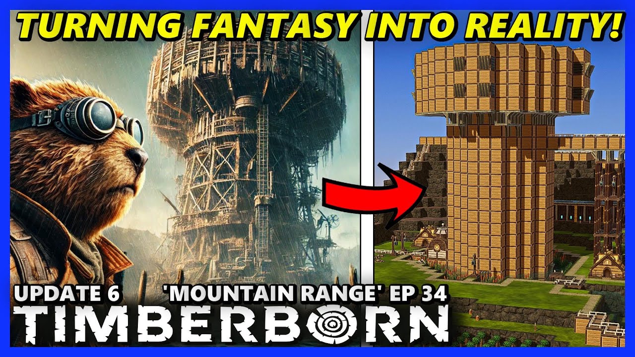 TURNING AI FANTASY INTO TIMBERBORN REALITY! - TIMBERBORN Update 6 HARD ...