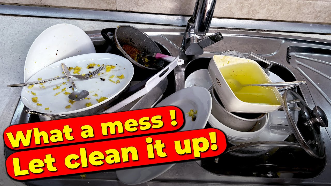 what a mess! Let's clean it up | cleaning ASMR | cleaning house ...