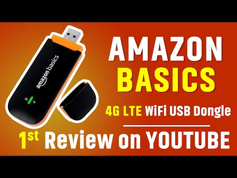 Amazon Basics 4G LTE Dongle WiFi-Dongle | All SIM Support - YouTube
