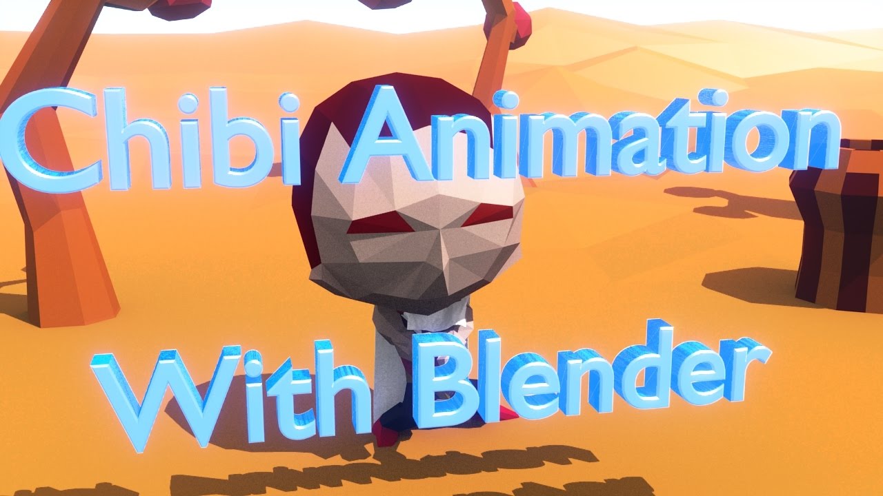 Low Poly Chibi character animation Blender 2.7 - YouTube