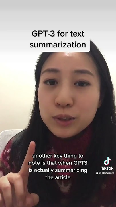 Using GPT-3 for text summarization #b2bsaas #productmanagers - YouTube