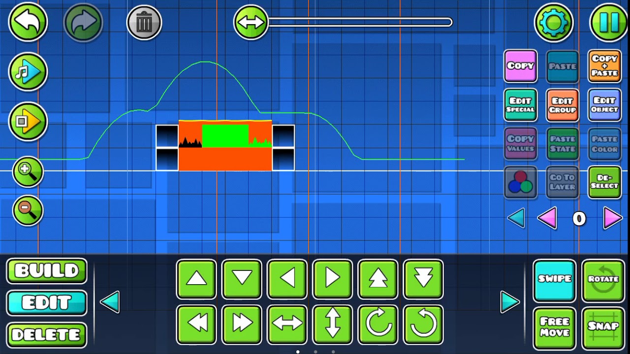 Tutorial how to make lava in Gd - YouTube