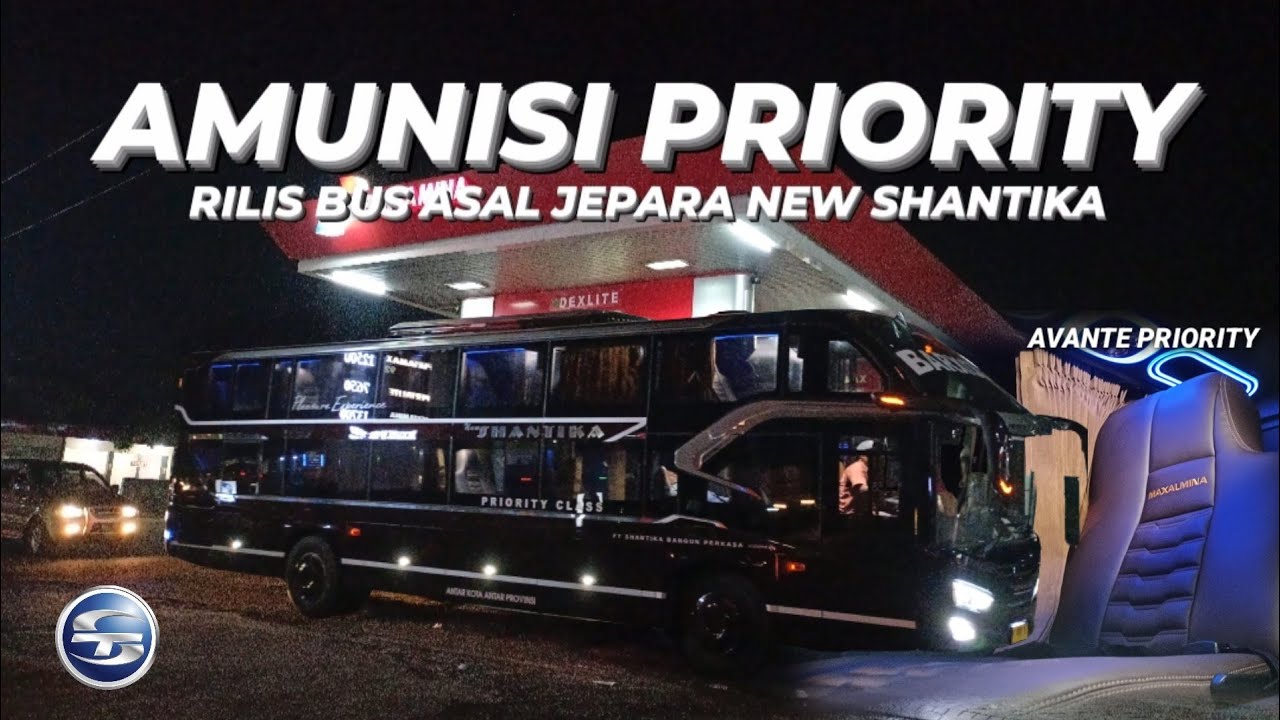 RILIS BUS ASAL JEPARA PO NEW SHANTIKA BODY AVANTE PRIORITY || KAROSERI ...