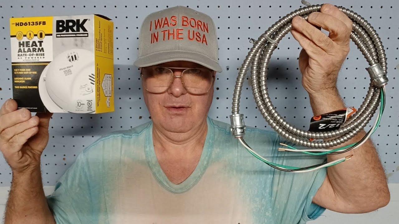 A to Z how to wire and install a first alert BRK smoke detector from a ...