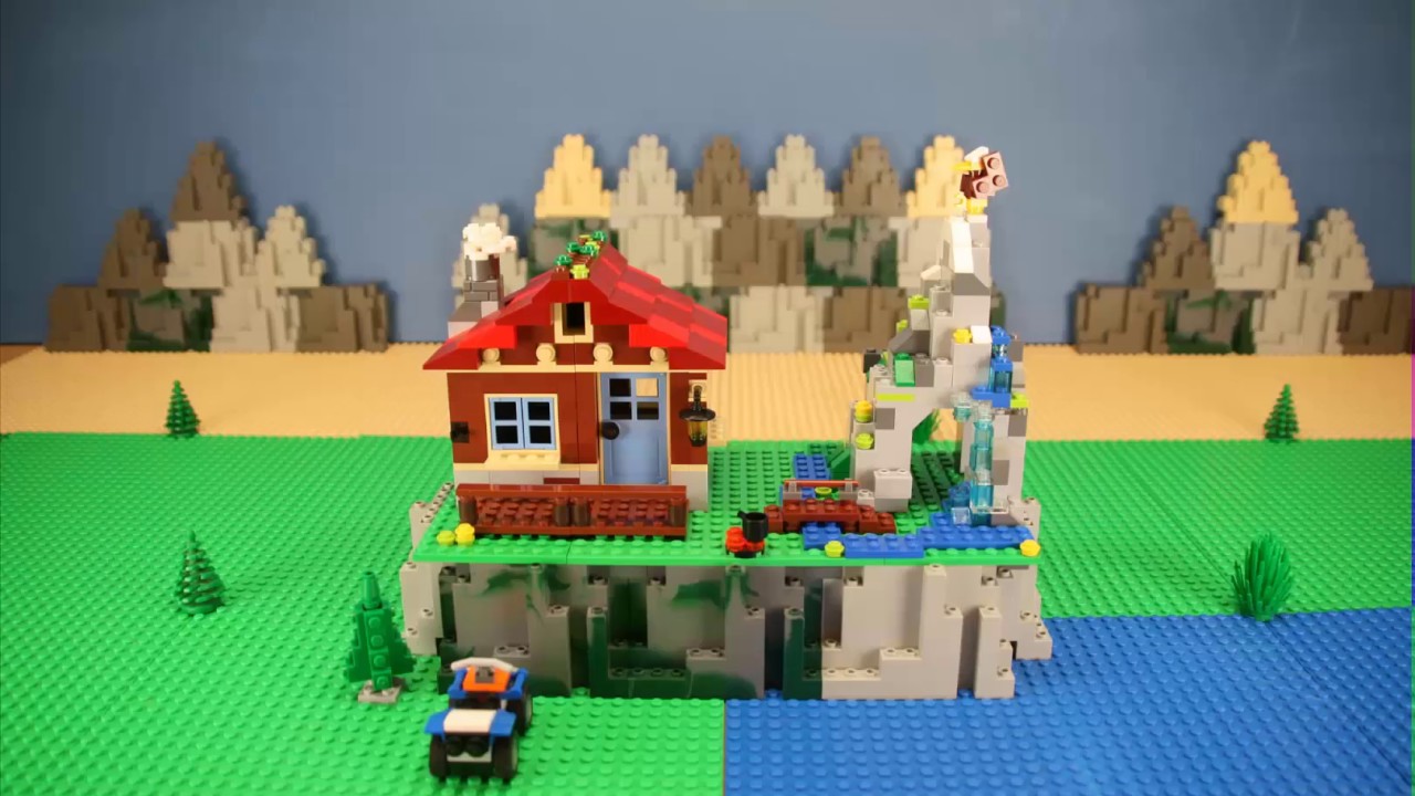 2 Lego Mini Clips: Lego Cabins - YouTube