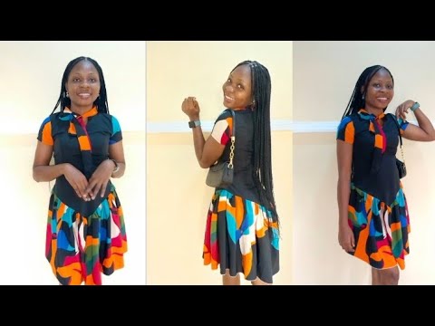 How to cut and sew this stylish dress with basque gathered waistline ...