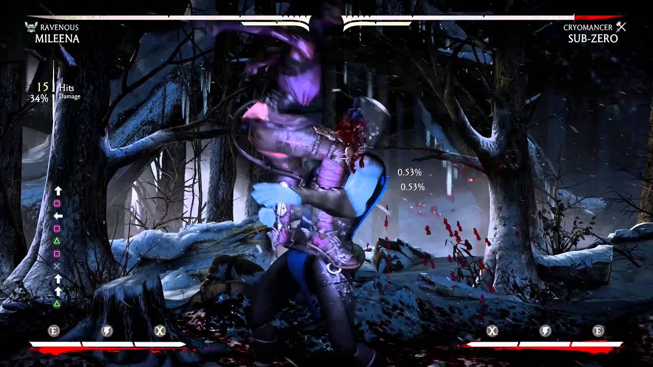 Ravenous Mileena Over the Top Kombos - YouTube