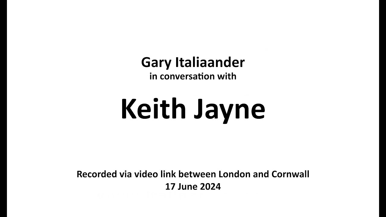 Gary Italiaander in discussion with Keith Jayne 17 June 2024 - YouTube