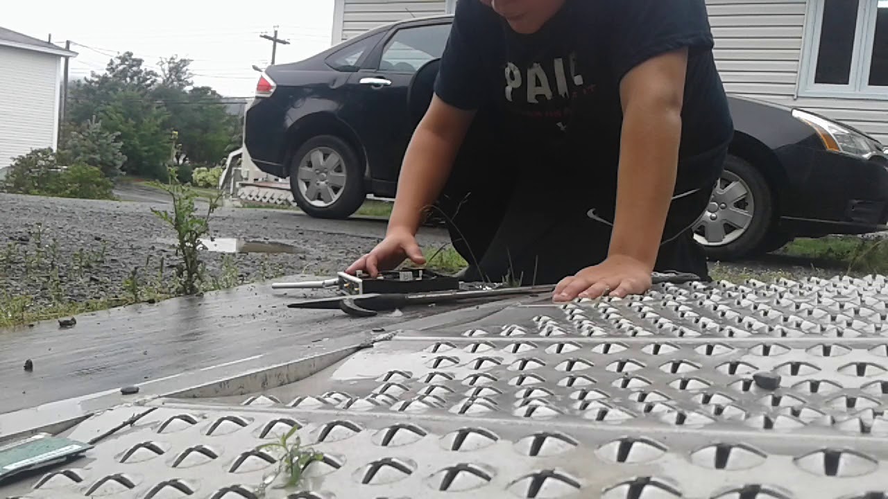Smashing an internet router - YouTube