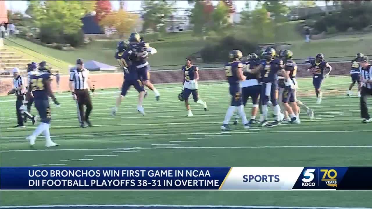 UCO Bronchos take next step toward division national championship - YouTube