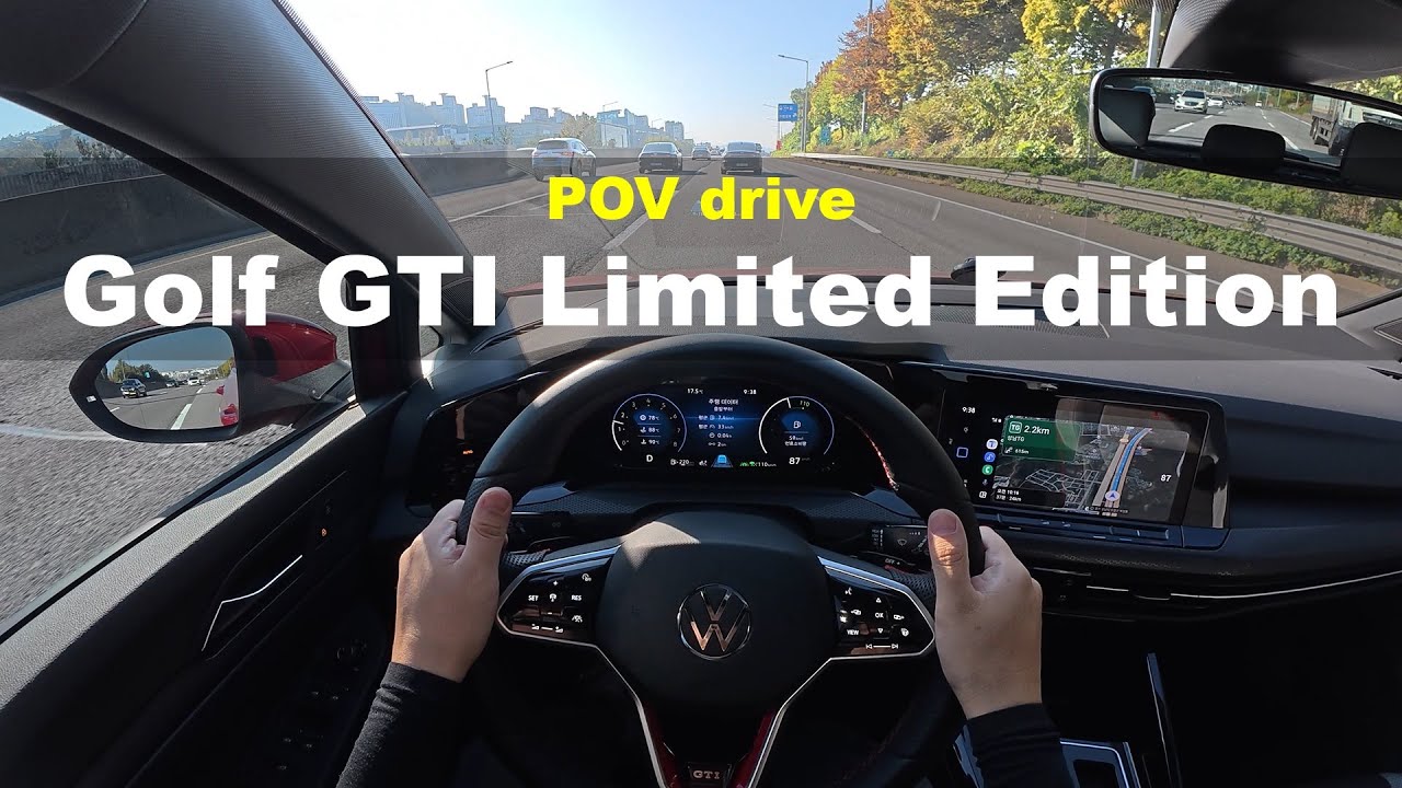 2024 Volkswagen Golf GTI limited edition POV drive - YouTube