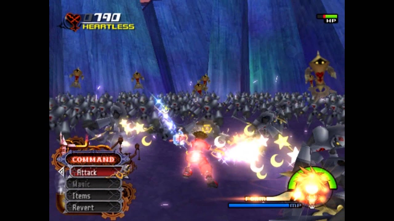 Kingdom Hearts 2 Final Mix All Forms vs 1000 Heartless - YouTube