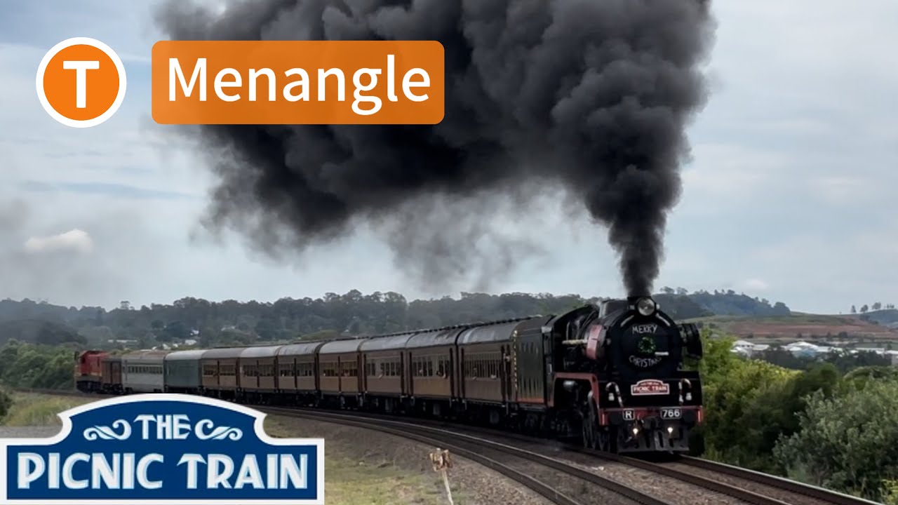 Trains At Menangle | Featuring The Moss Vale Picnic Train With R766 ...