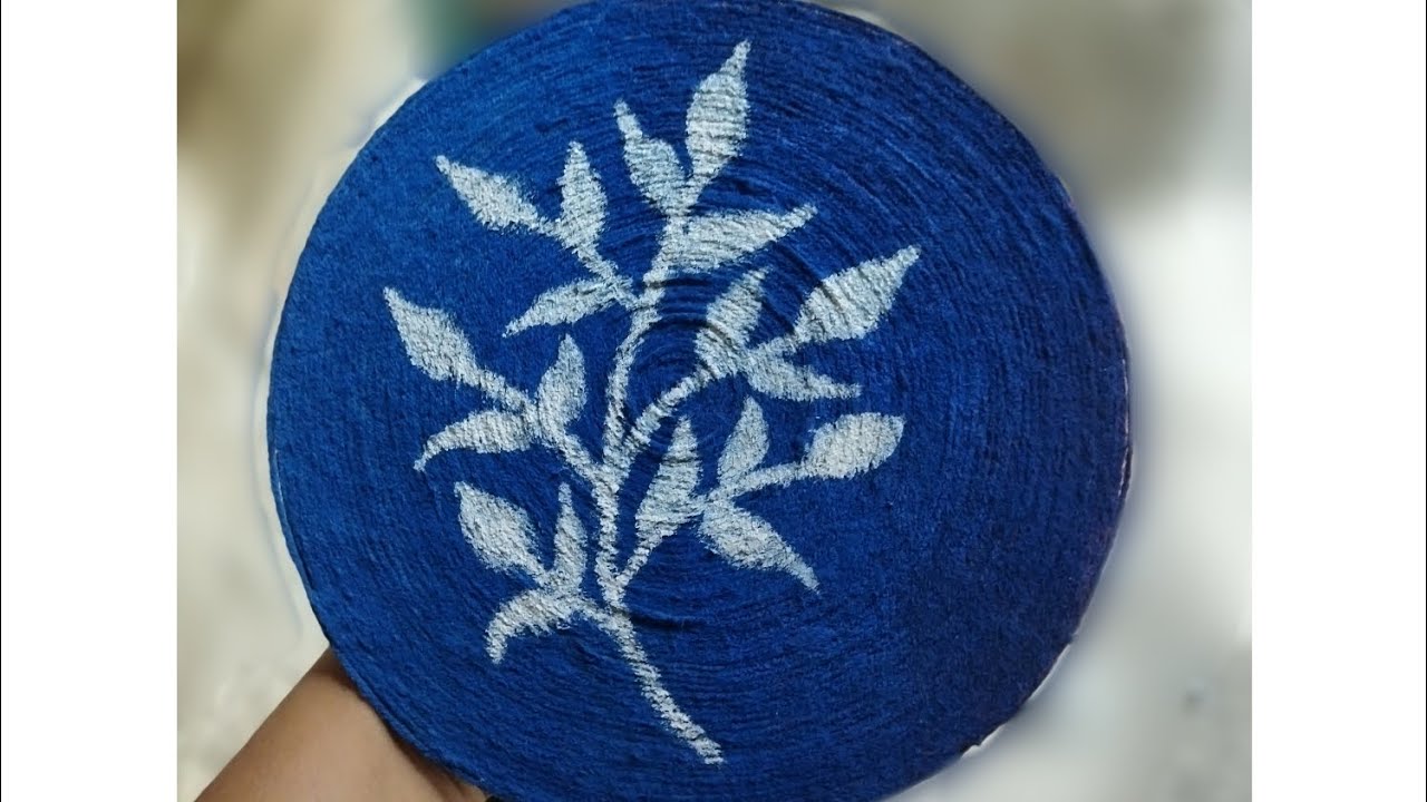 how to make wool drawing ️ - YouTube