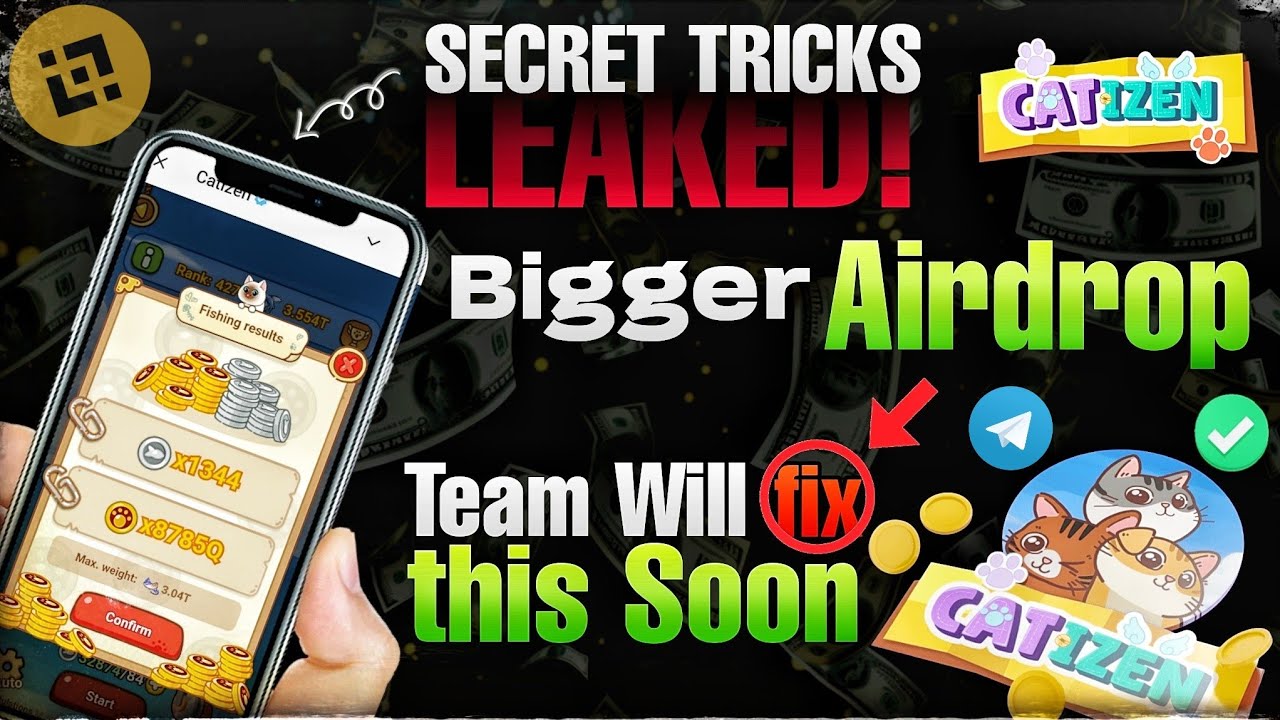 Catizen Airdrop Claim || Biggest Secrets to Unlock High levels - $560 ...