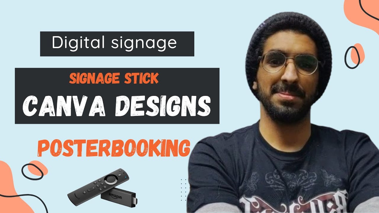 Amazon Signage stick DIsplaying Canva designs with live updates - YouTube