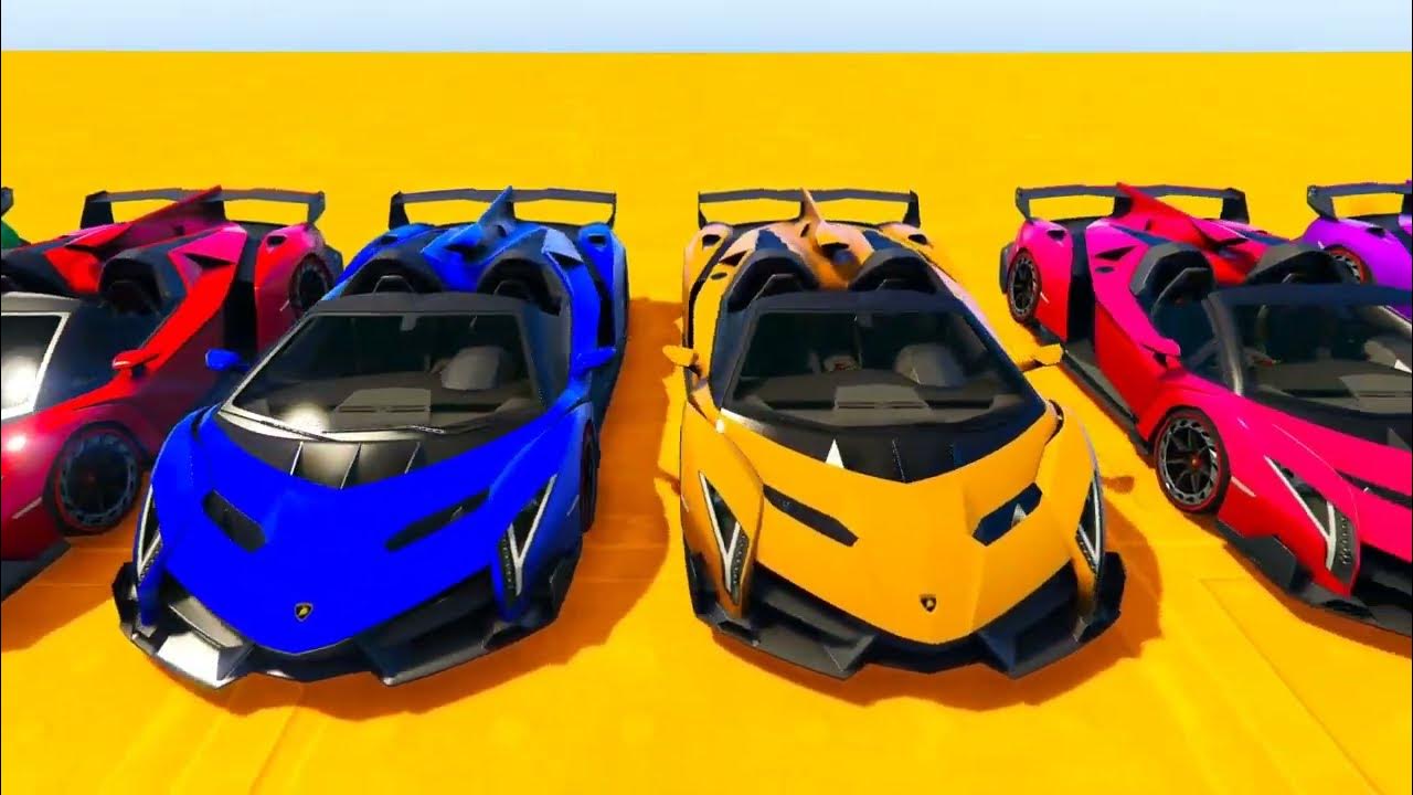 GTA V SPIDERMAN Crazy Ragdolls ( New Stunt Map Car Racing Challenge ...