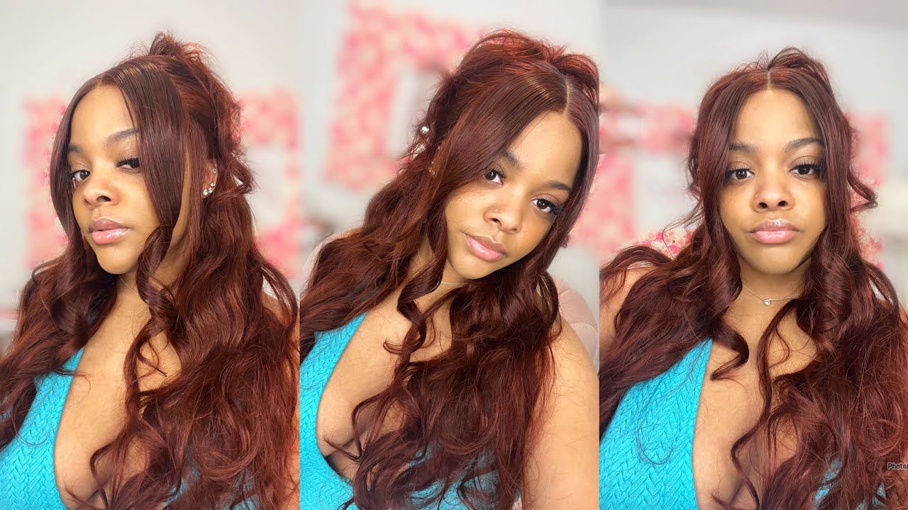 EASY CLOSURE INSTALL ! 💕 PERFECT GINGER HAIR FOR SPRING ☀️🌸 | Beauty ...