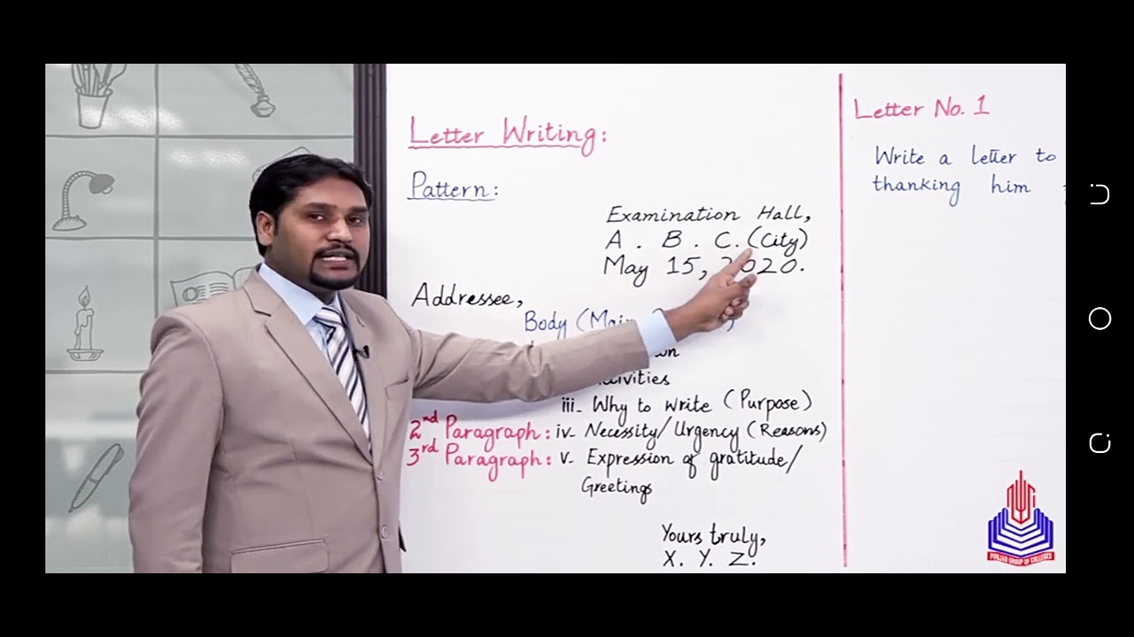 1st year paper presentation (Letter Writing) English paper presentation ...