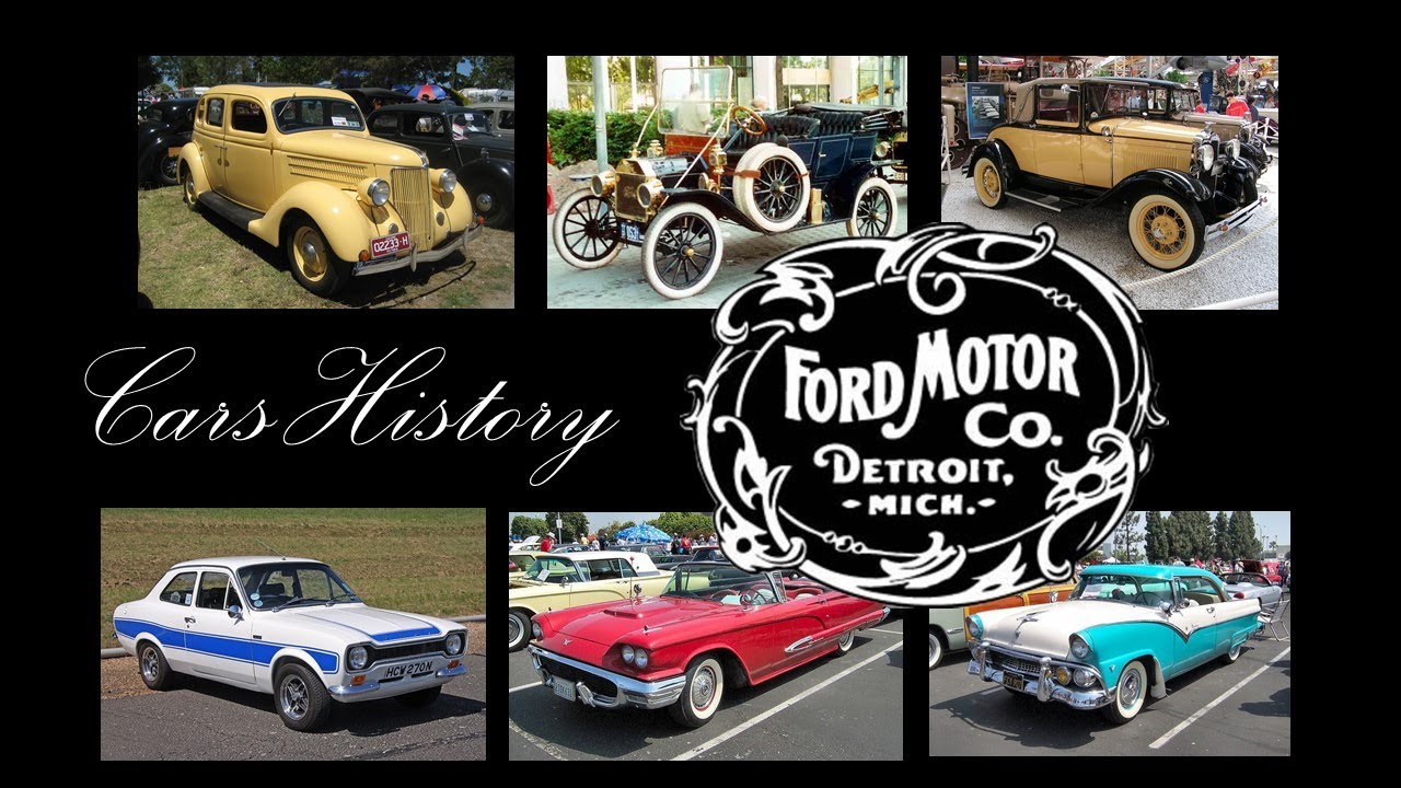 Ford Motor Company Cars Evolution [1902-1988] - YouTube