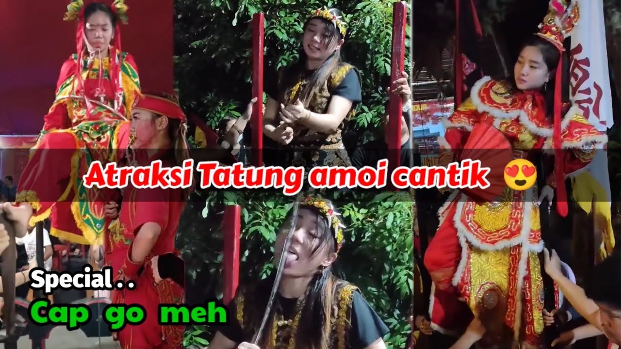 Special cap go meh | Tatung amoi cantik Kalbar - YouTube