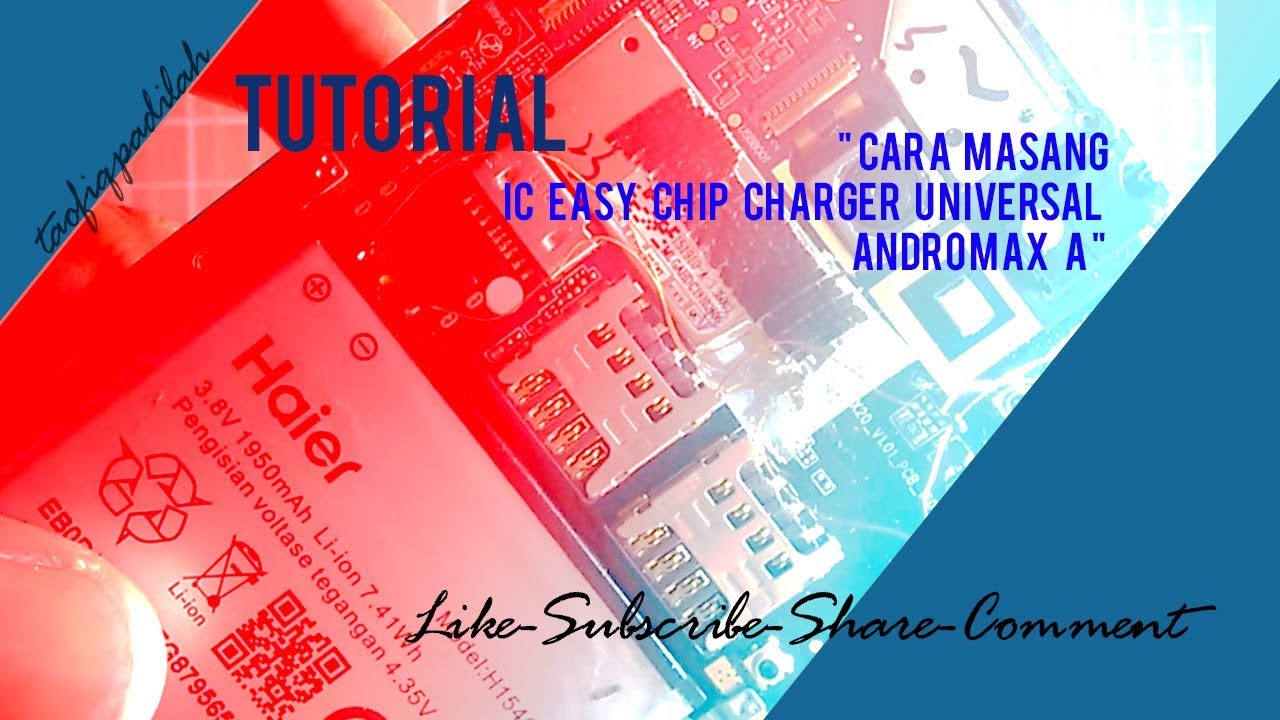 Solusi andromax a tidak bisa charger , alternatif dengan ic easy chip ...