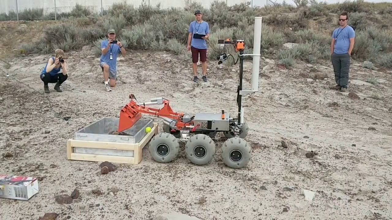 Rover Mining Competition Soil Dump - YouTube
