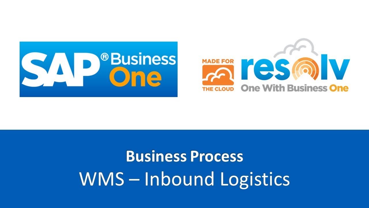 Business Process: Warehouse Management - Inbound Logistics - YouTube