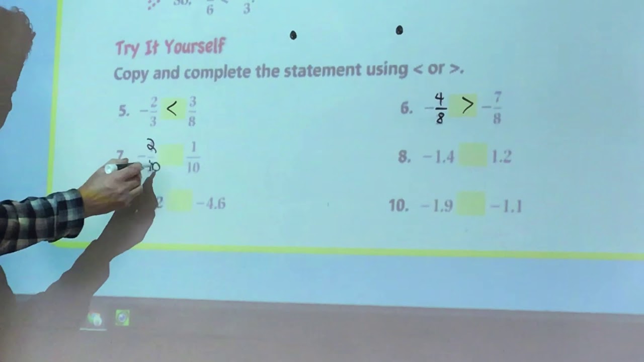 Math 7 10-27-2020 Ch 4 WYLB part 3 Big Ideas Math Red book - YouTube