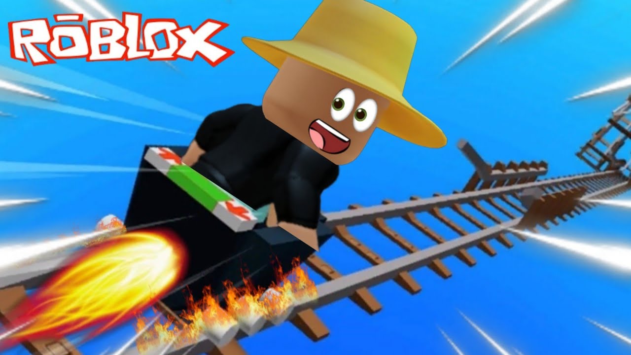 Tren ile yarış yaptım - Roblox Cart Ride Race - YouTube