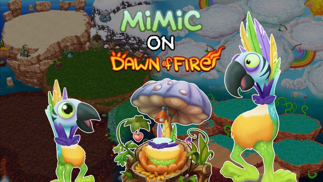 My Singing Monsters - Mimic on Dawn of Fire (OUTDATED) - YouTube