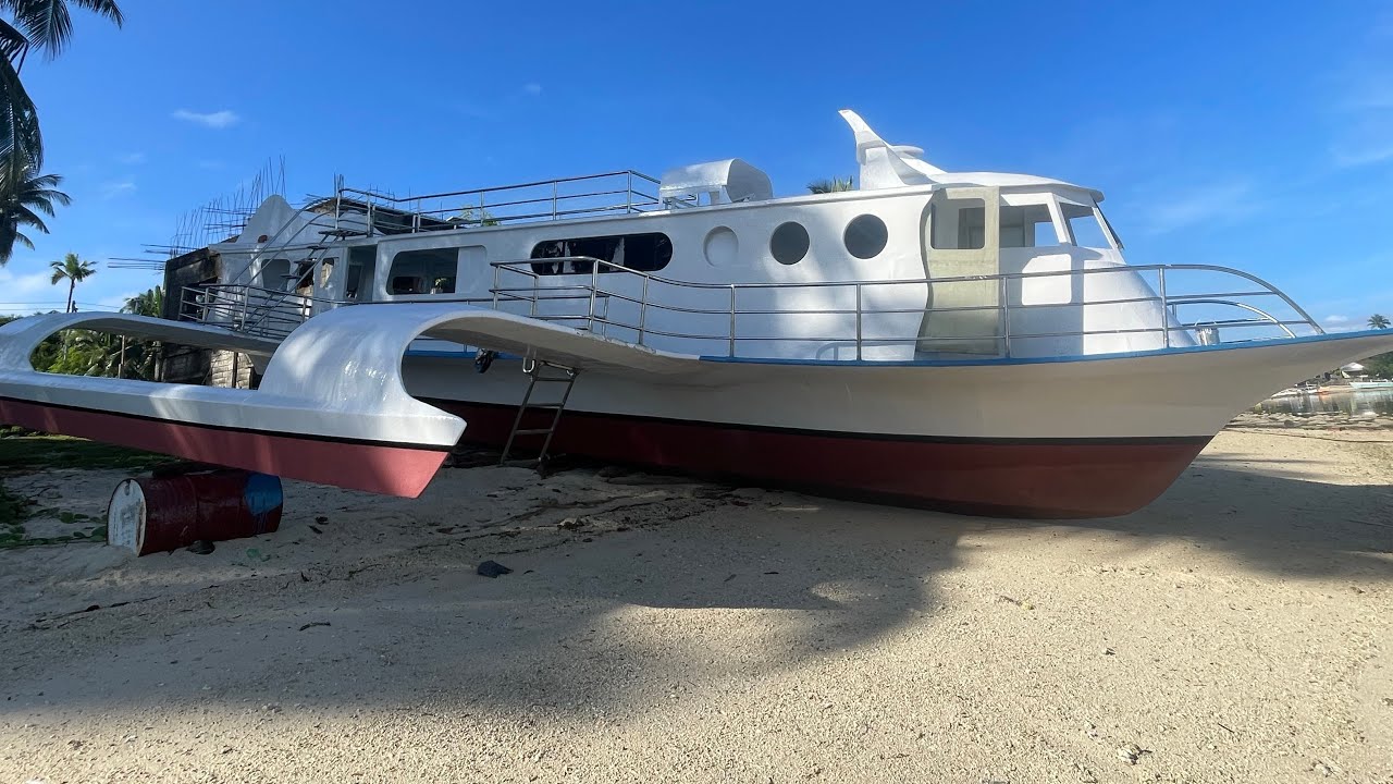 Fiberglass boat vessel made in ph - YouTube