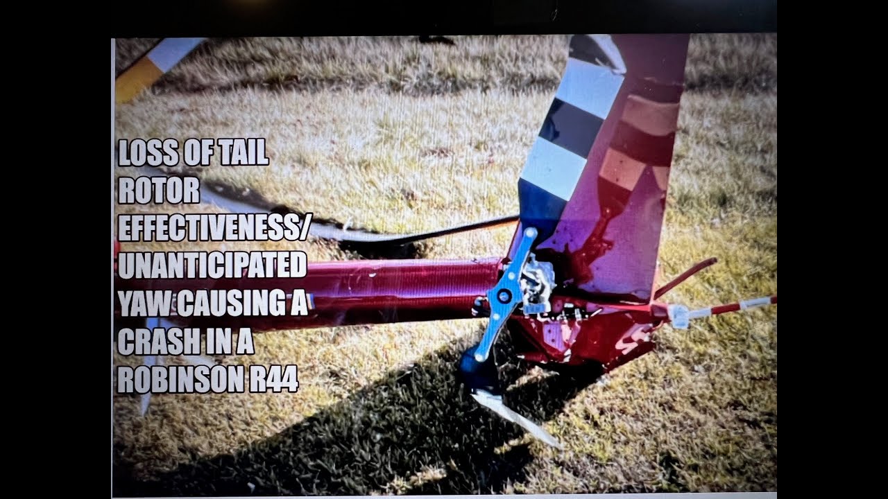 Loss of Tailrotor Effectiveness/ Unanticipated Yaw leading to a crash ...