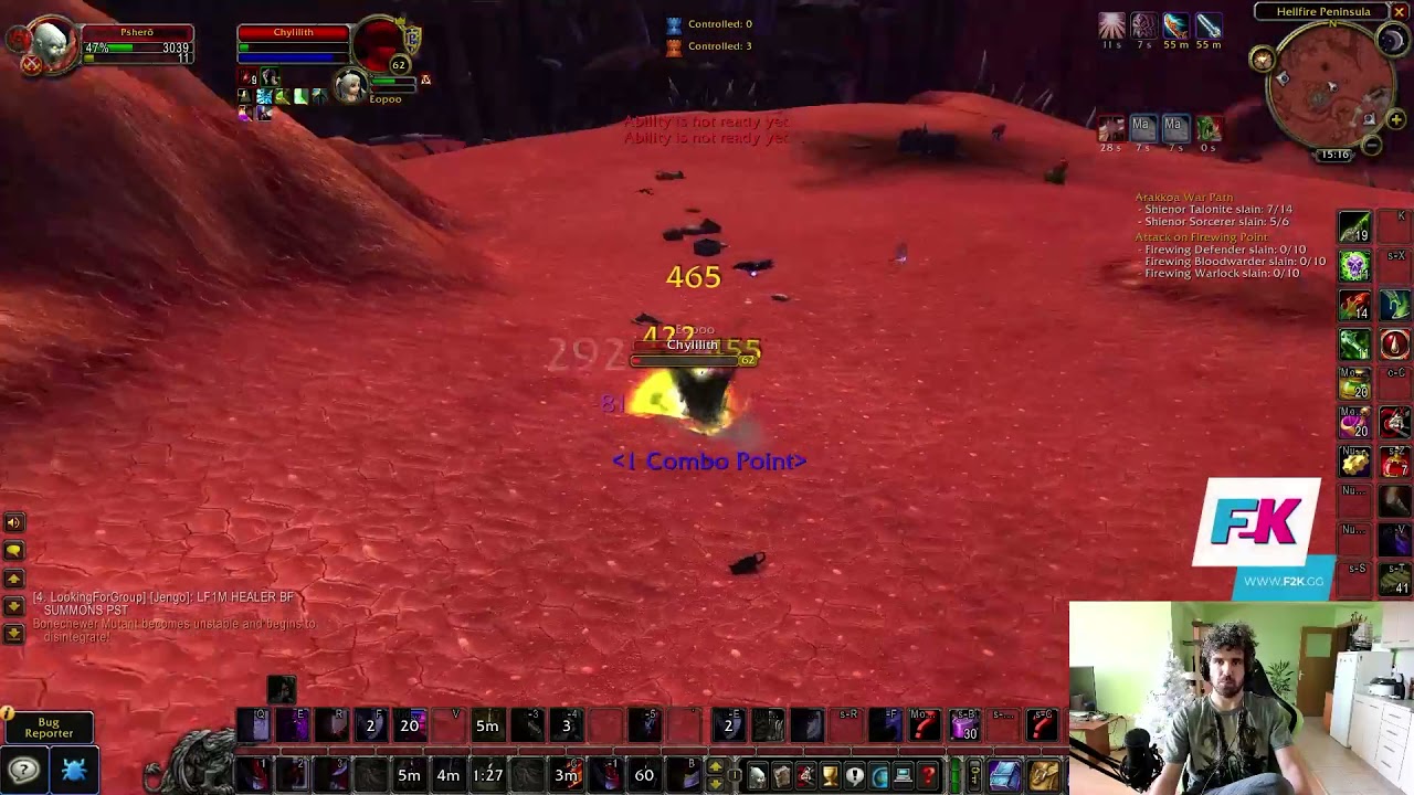 pshero rogue 64 1v2 warrior Eopoo and priest 62 lvl Chylilith wow ...
