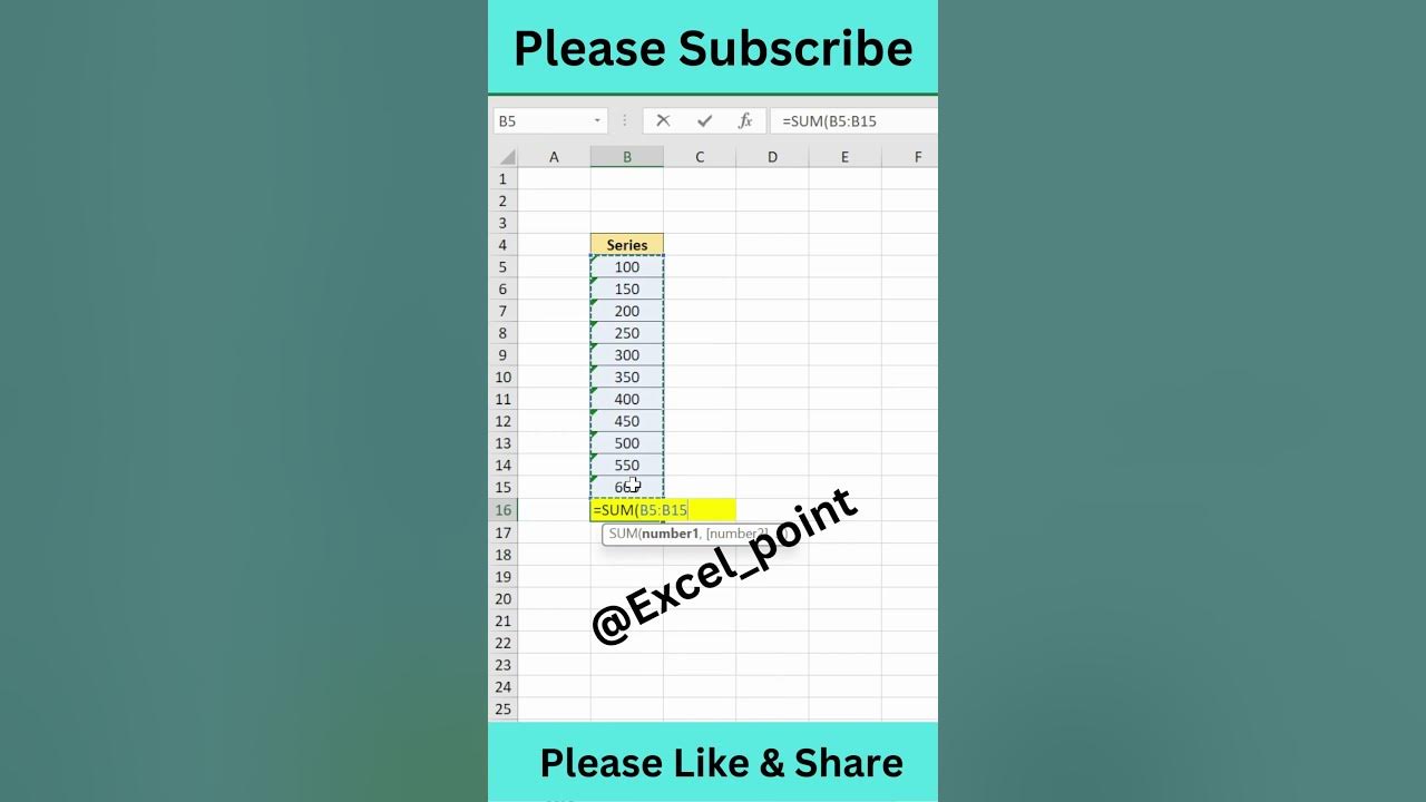 Excel Tips & Tricks in Excel #exceltricks #shortsfeed #excel #exceltips #shorts #exceltutorial ...