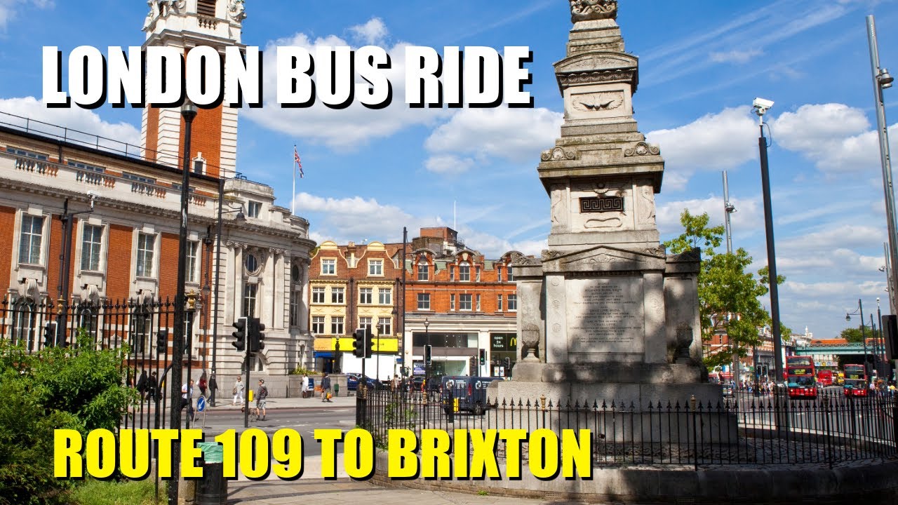 London Bus Route 109 Full Journey From Croydon Library To Brixton ...