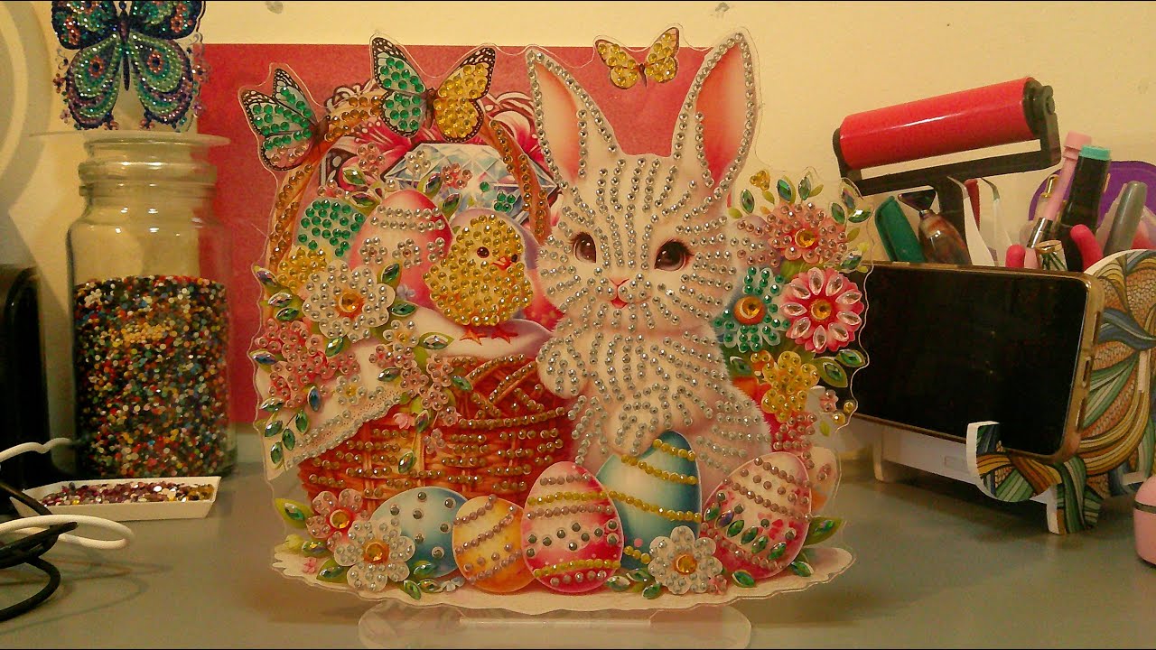 “Easter Bunny Bling | Diamond Art Creation” Happy Easter everyone 🐰 ...
