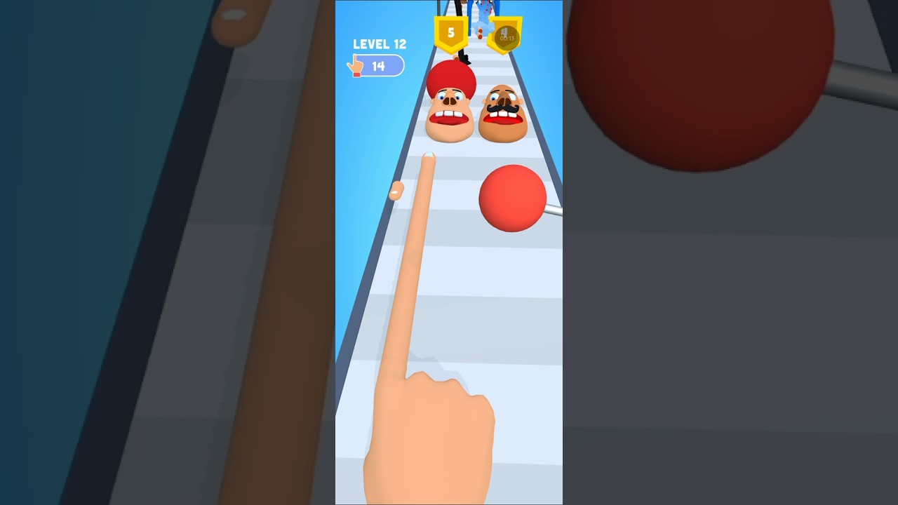 Funny finger run game 3d #viralvideo #shortvideo - YouTube