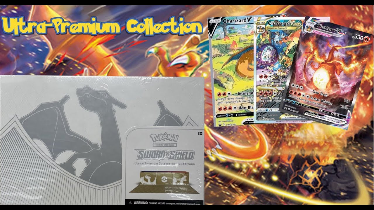 Pokémon Ultra Premium Collection Charizard Opening - YouTube