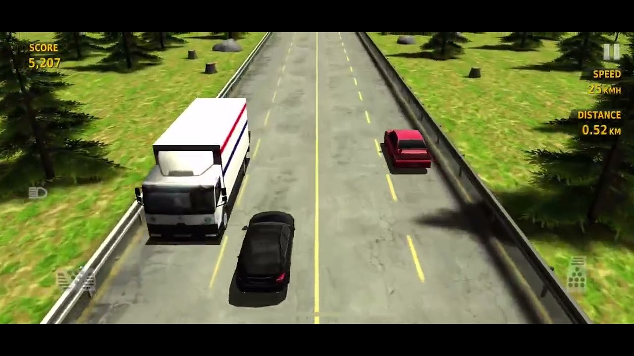 Rare wrong way driver in traffic racer - YouTube