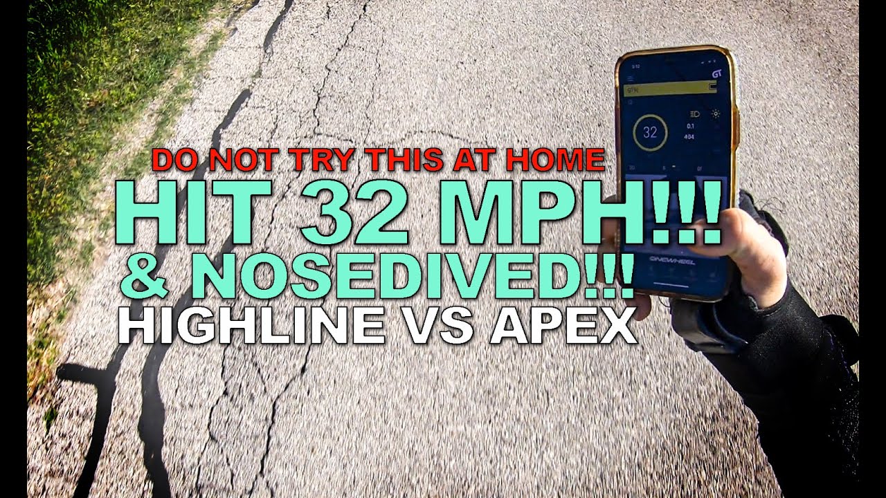 GT ONEWHEEL MAX SPEED 32 MILES PER HOUR YouTube