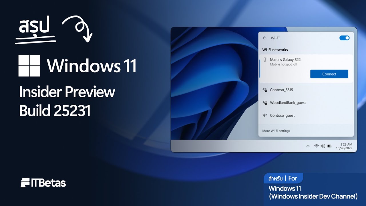 สรุป Windows 11 Insider Preview Build 25231 + Phone Link Instant Mobile ...
