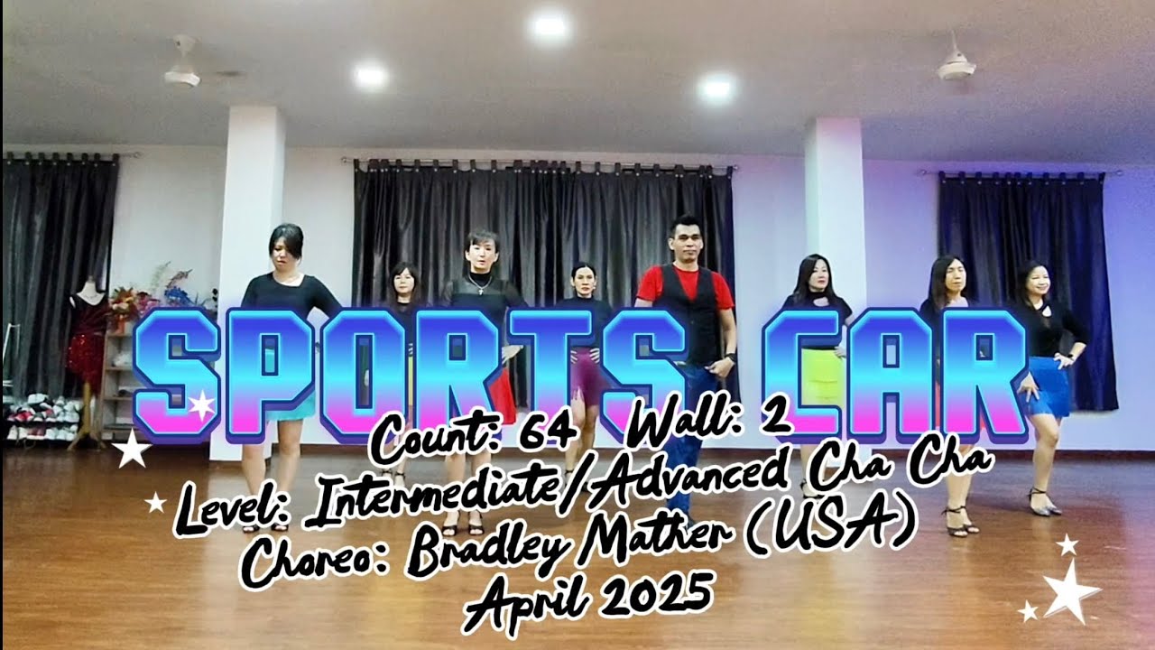 SPORTS CAR LINE DANCE DEMO - YouTube