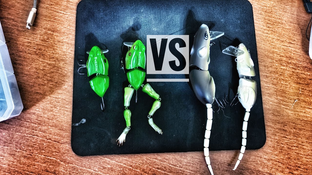 Westin Frog VS SPRO BBZ 1 Rat Wake bait Review - YouTube