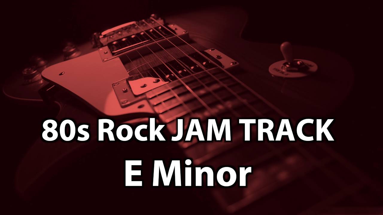 Em Backing Track Jam Track 80s E Minor | Guitar Backing Track - YouTube