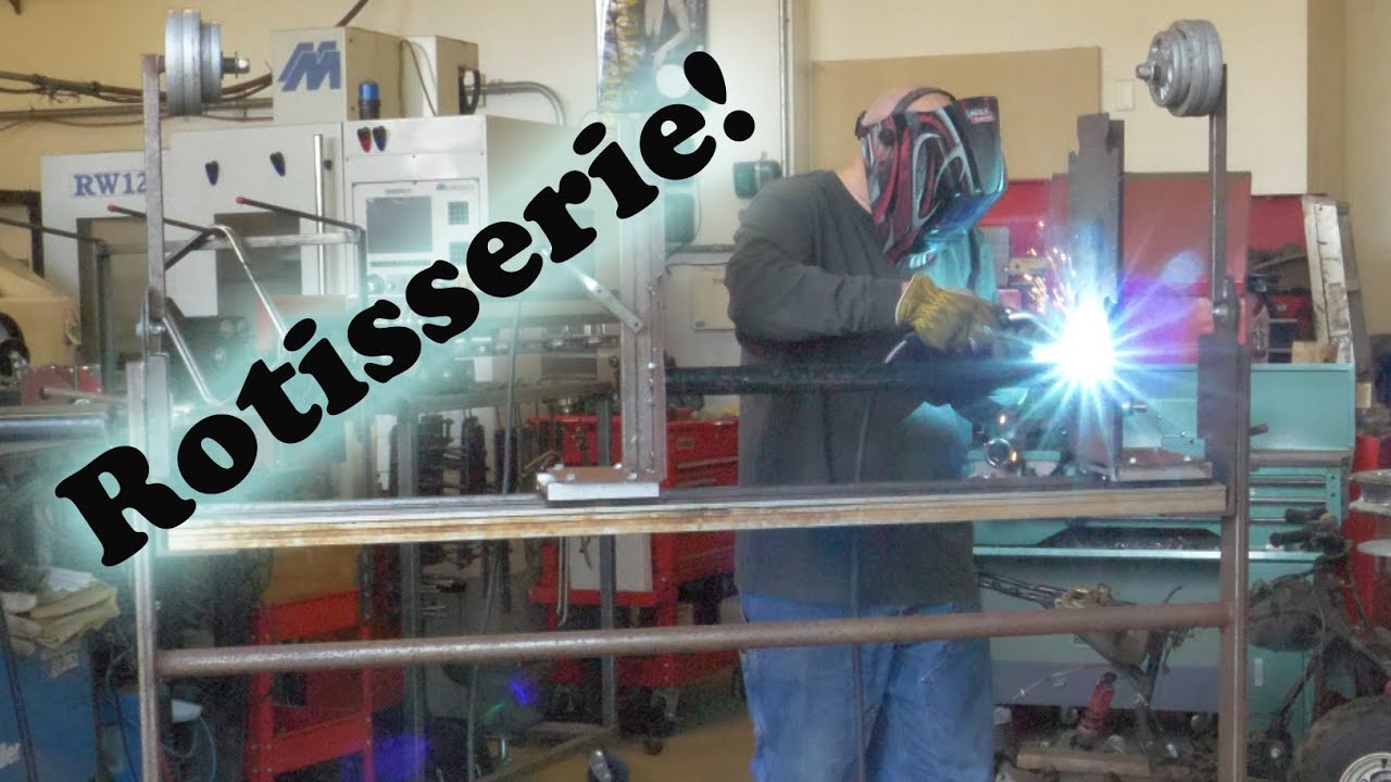 DIY Welding Rotisserie Positioner Fixture - How to build a welding ...